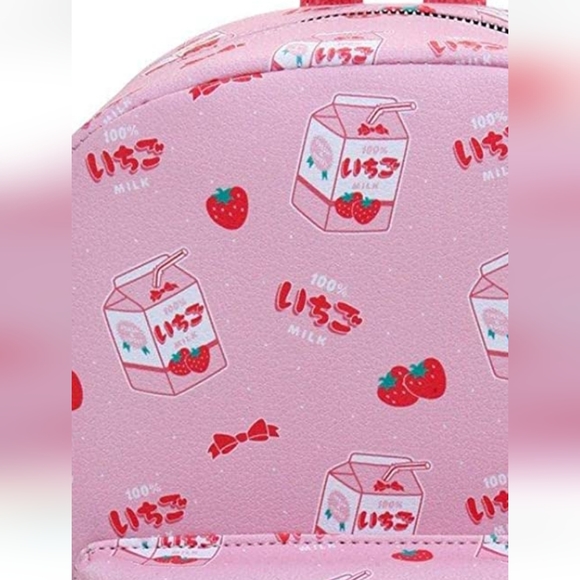 Hot Topic | Bags | New Tag Strawberry Milk Mini Backpack | Poshmark